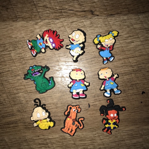 CROCS | Accessories | New Bundle 9 Rugrats Nickelodeon Shoe Charms ...